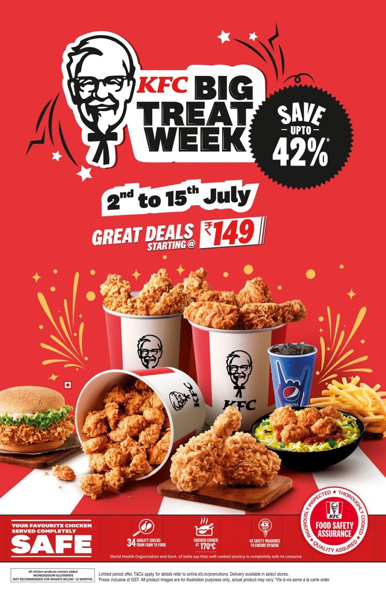 KFC India Delights Chicken-lovers with its ‘Big Treat Week’ – News Experts