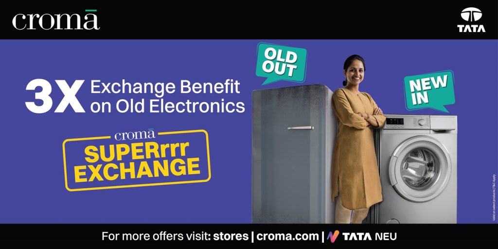 Croma Unveils the Superrr Exchange – Trade in Your Old Electronics for ...